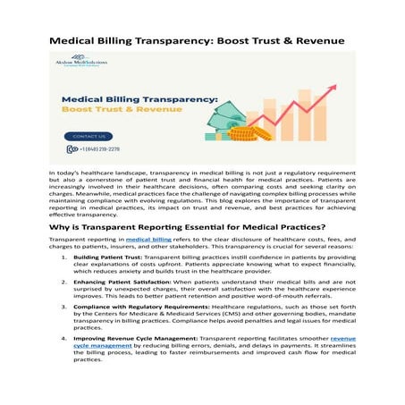 A Step-by-Step Hospital Medical Billing Guide | PDF