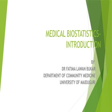 Biostatistics | PPTX