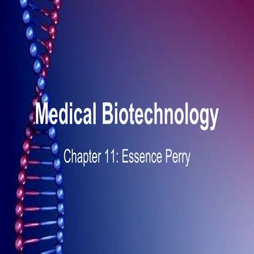 Medical biotechnology ch.11
