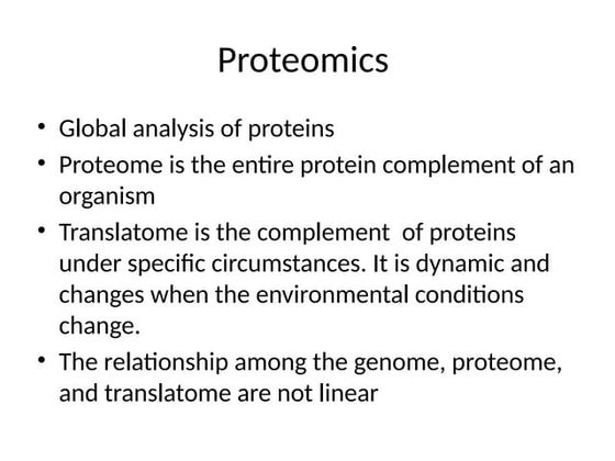 Protein micro array | PPTX