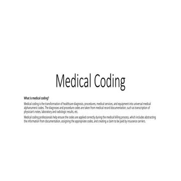 Medical Coding Definition Draft version.pptx