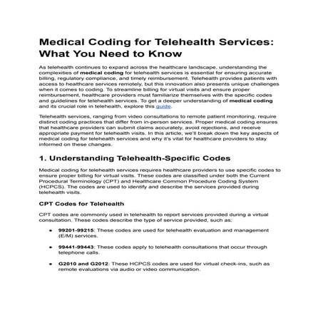 Medical Coding for Telehealth Services_ What You Need to Know.pdf