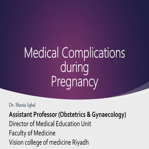 Medical complications during pregnancy 01.04.2021 | Pregnancy ...