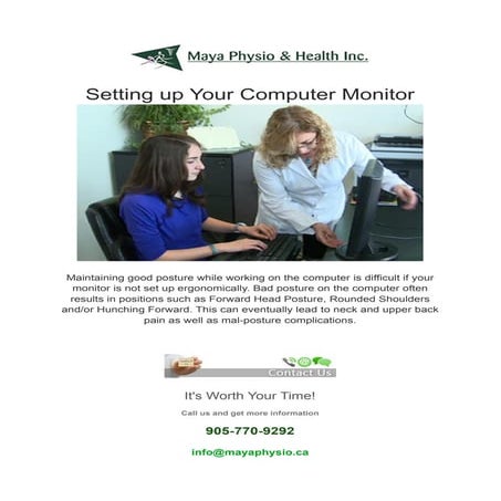 Setting up Your Computer Monitor | PDF | Computer Peripherals | Computing