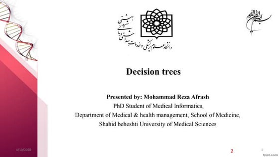 Decision tree (Machine Learning) | PPT