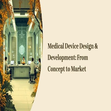 Medical Device Design and Development Best Practices | PDF