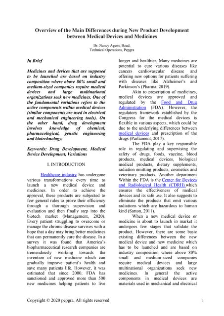 Medical Devices Product Lifecycle | PPTX | Consumer Electronics ...