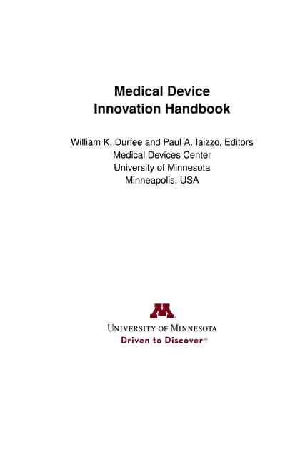 Medical device development process | PPTX