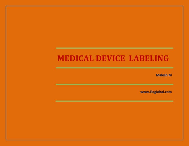 Design and development of medical device | DOCX