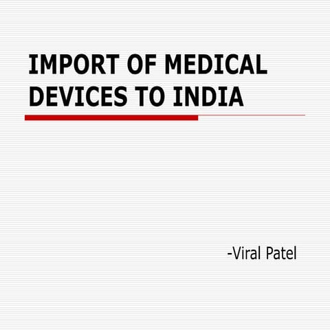 Medical Devices | PPT