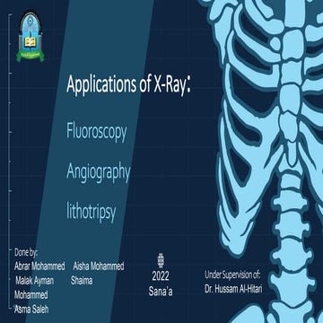X-ray Applications.pptx