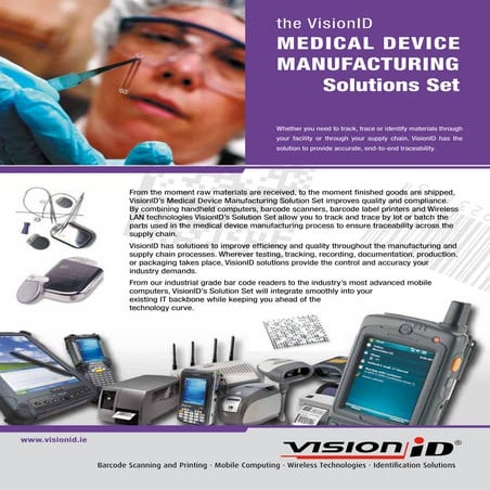 Medical Device Solutions Brochure | PDF | Manufacturing Industry ...