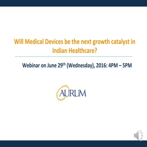 Medical Devices Webinar June 2016 | PDF