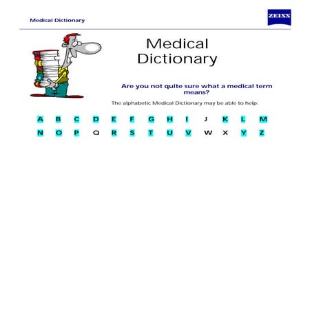 Medical dictionary | PDF
