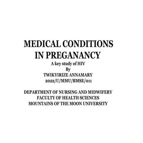 MEDICAL DISORDERS IN PREGANCY-HIV-annamary.pptx