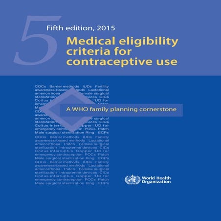 Medical eligibility criteria for contraceptive | PDF