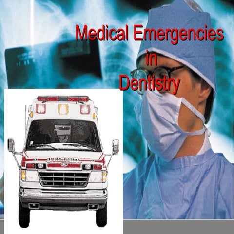 Medical emergencies in dental practice | PPTX