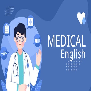 Medical English powerpoint presentations | PPTX