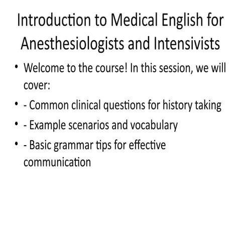 Medical_English_Detailed_Intro.pptx11111 | PPTX