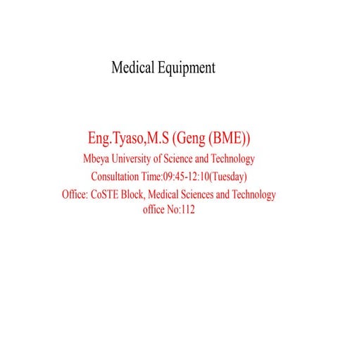 Phonocardiography(PCG) | PPTX