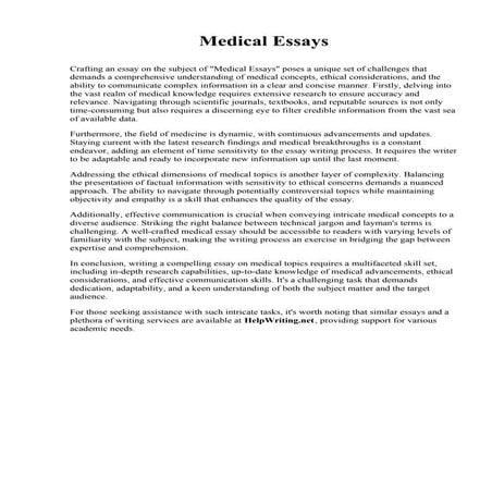 Medical Essays.pdf