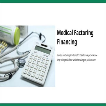Medical Factoring Financing How to Improve Cash Flow as a Healthcare ...