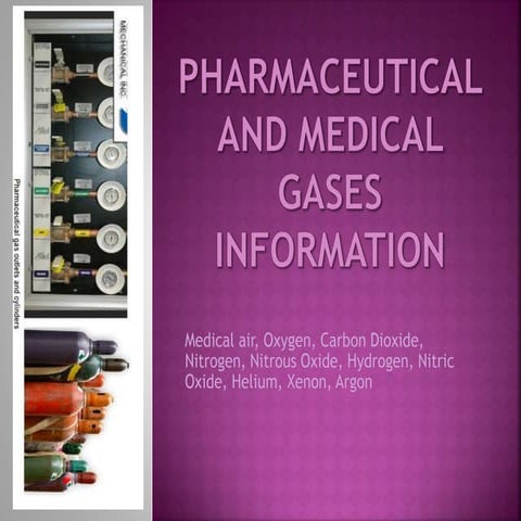 Medical gases | PPTX