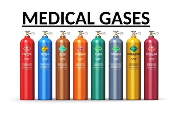 Cylinders and Color coding And Different Gases | PPTX | First Aid ...