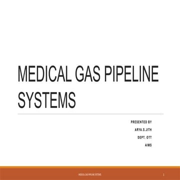 Medical gas supply system | PPT