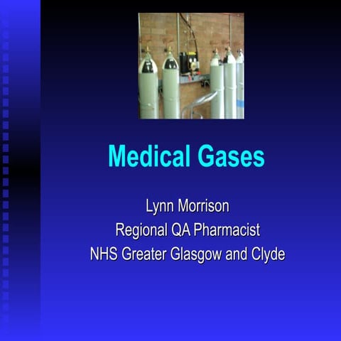 Medical Gases | Vocational Training | Stage 2 Pharmacists | PPT
