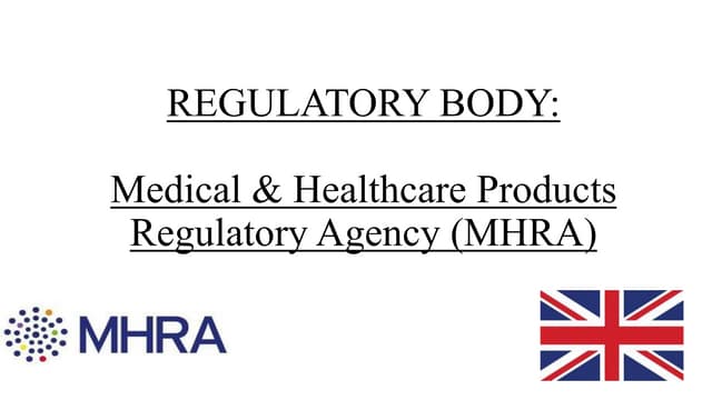 UNIT 3A REGULATORY AFFAIRS.pptx