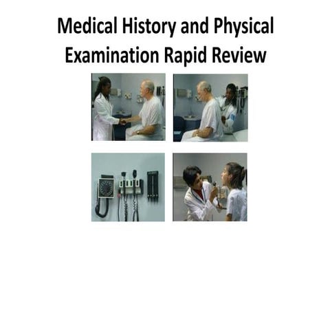 History Taking and Physical Examination- An Overview | PDF