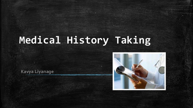 Medical History Taking medical-history-taking