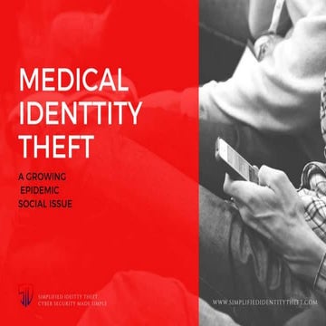 Medical Identity theft | PPTX