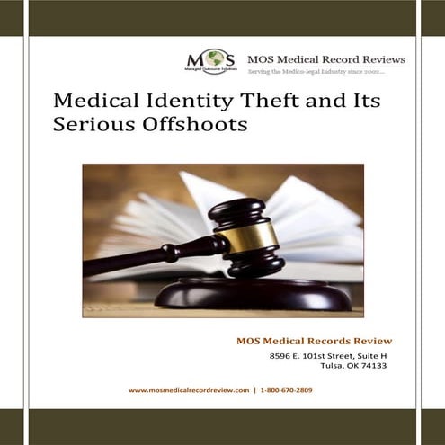 Medical Identity theft | PPTX