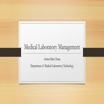 Designing a Microbiology laboratory | PPTX