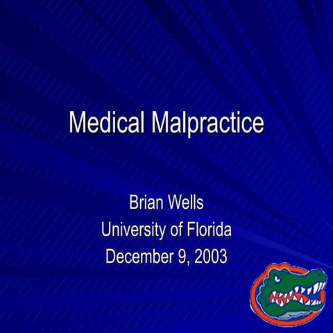 Medical malpractice | PPT