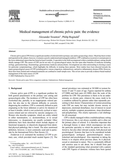 Alex Swanton: Symptoms of Fibroids | PDF