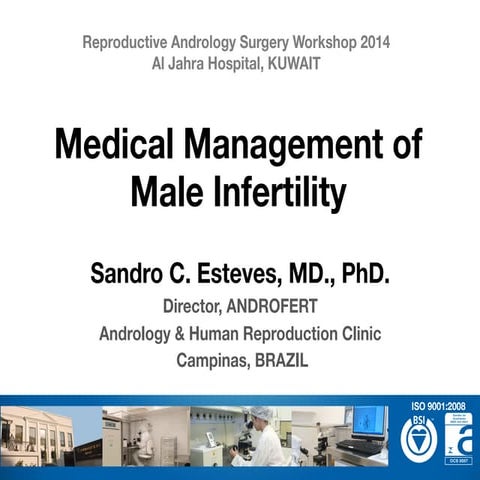 Medical Management of Male Factor Infertility | PDF