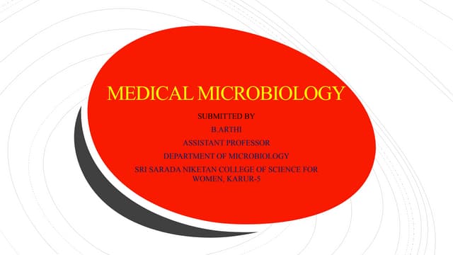 General microbiology-Microscope and its types, Classifications of ...