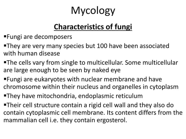 Introduction mycology | PPT