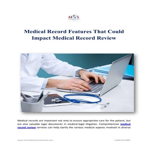 Medical Record Review | PDF