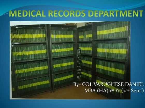 Medical record management | PPT