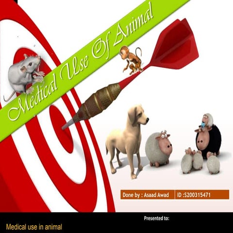 Medical research in_animal1_(1) | PPTX | Biological Sciences | Science