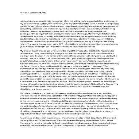 Neurosurgery Residency Programs Personal Statement | PDF