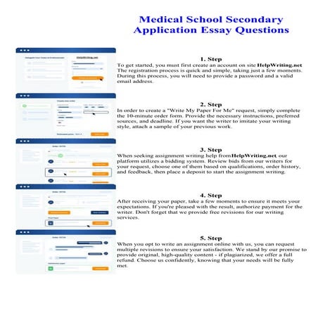 Medical School Secondary Application Essay Questions | PDF | Media ...