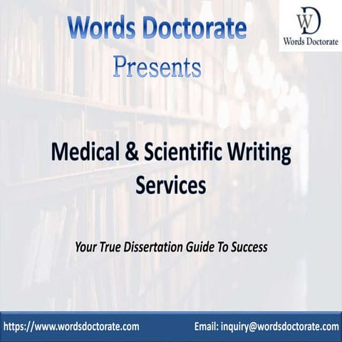Writing a Dissertation in Medicine, Healthcare & Life sciences by Top ...