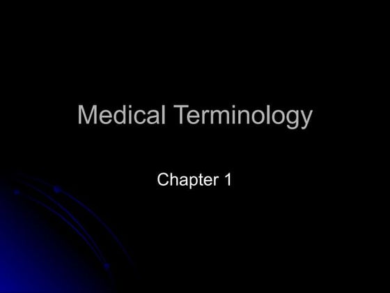 Medical Terminology | PDF | Diseases and Conditions | Medical Health