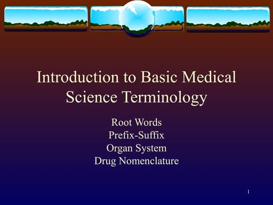 Medical Terminology Part 1; Prefixes, Suffixes, Combining Forms | PDF