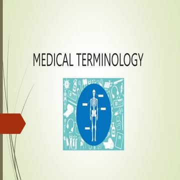 Medical Terminology.pptx | Lung and Respiratory Health | Diseases and ...